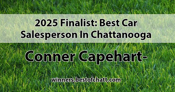 2025 Best Car Salesperson Finalist | Conner Capehart- Prestige Cars in ...